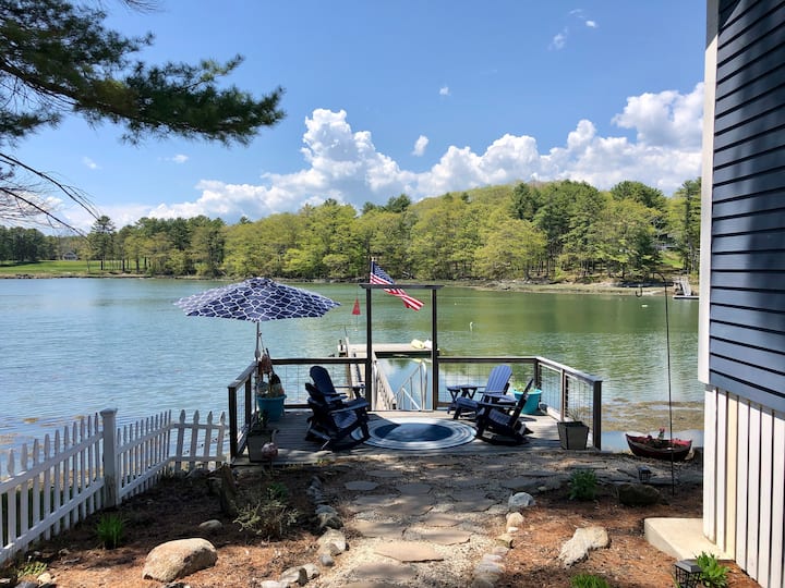 Recently Renovated Cottage Just Steps To The Waters Edge Deck, And Dock Along The New Meadows River. - Bath, ME