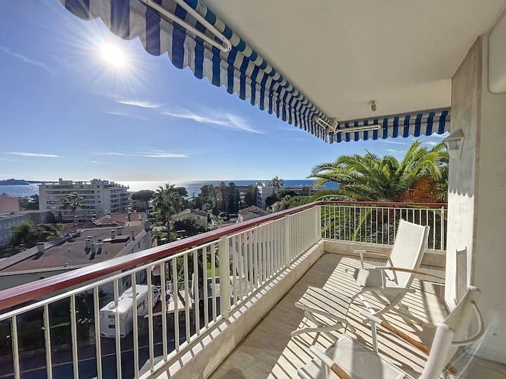Vaste 4p Bord De Mer, Terrasse, Piscine 263l/dilli - Cannes