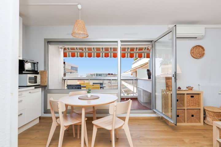 Idéal Famille • 3p Rénové • Piscine • Parking • Ré - Antibes