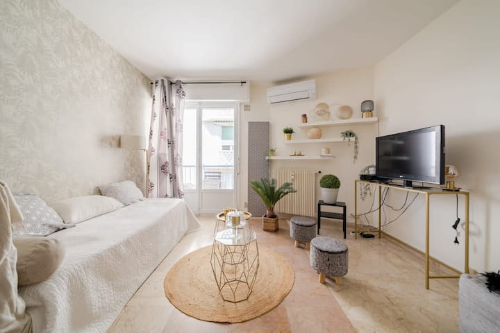 Cannes Croisette Studio Cosy 3 Pers Clim Wifi Pkg - Cannes