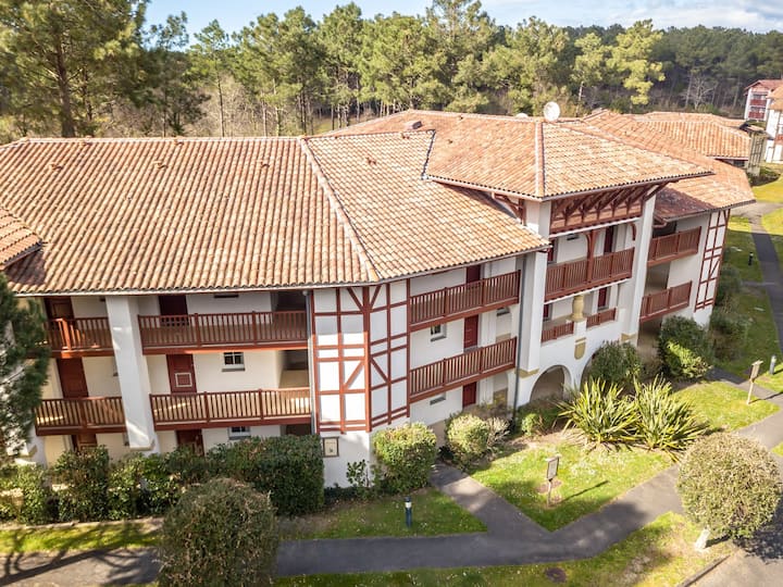 Domaine Du Golf à Deux Pas Du Lac Bel Appartement - Landas