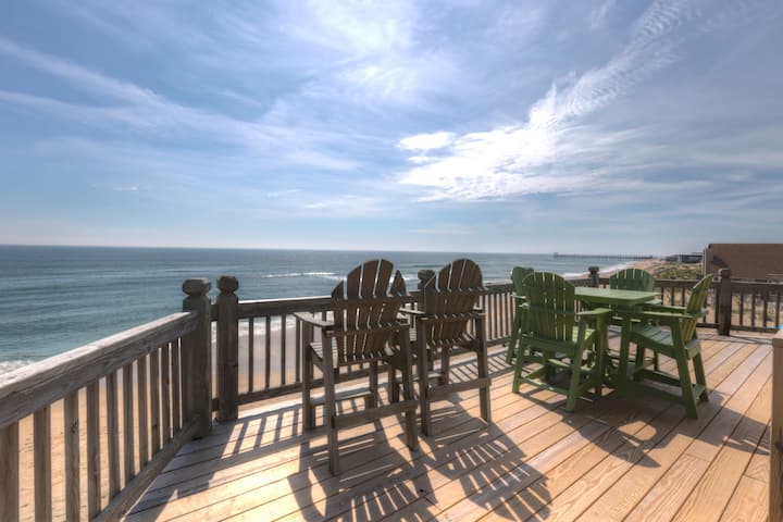 Pompous Pelican - Luxury Oceanfront Escape 6 Br/6b - Nags Head, NC