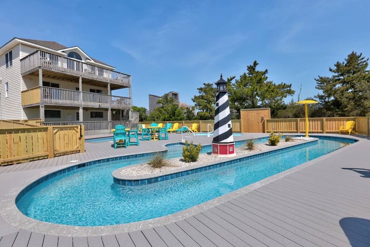 Rio Rodanthe: Oceanfront Paradise With Lazy River - Outer Banks, NC