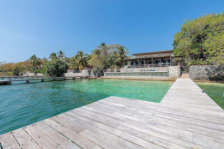 Car055 - Belle Villa De Plage à Islas Del Rosario - Rosario Islands