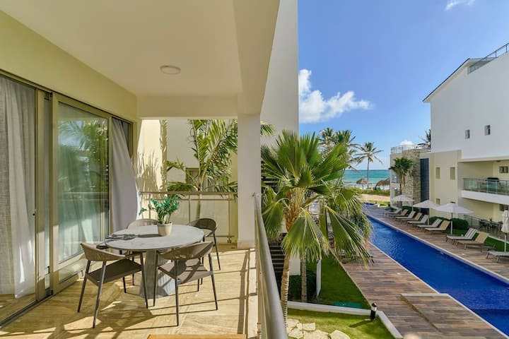 Beach Condo W/ Sea View B-201 @ Costa Atlantica - Punta Cana