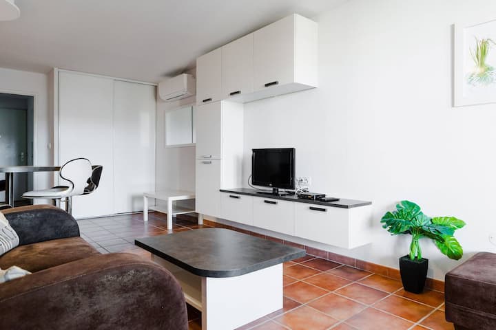 Narbonne Plage: 2-kamer Appartement, 5 Slaapplaatsen - Gruissan