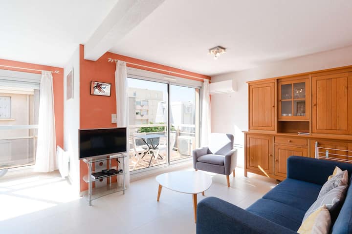 G11 : Narbonne-plage Nice 2-rooms Flat - Narbonne