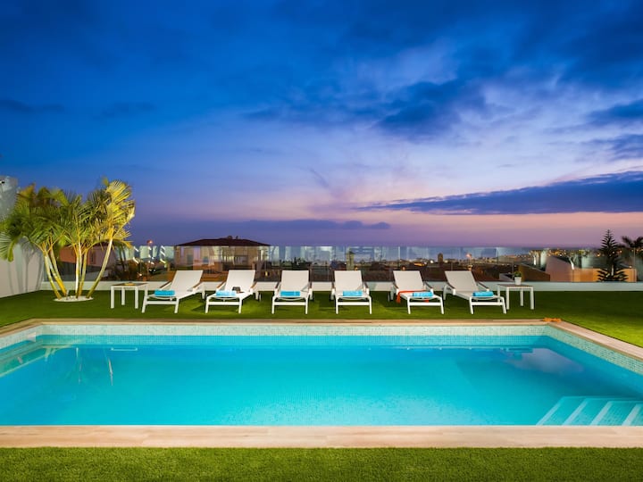 Villa Valentina Vue Mer Piscine Chauffée - Costa Adeje