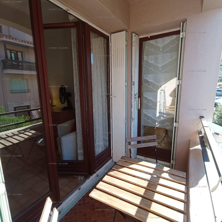 2pa80 - Studio Dans Résidence Avec Piscine - Collioure