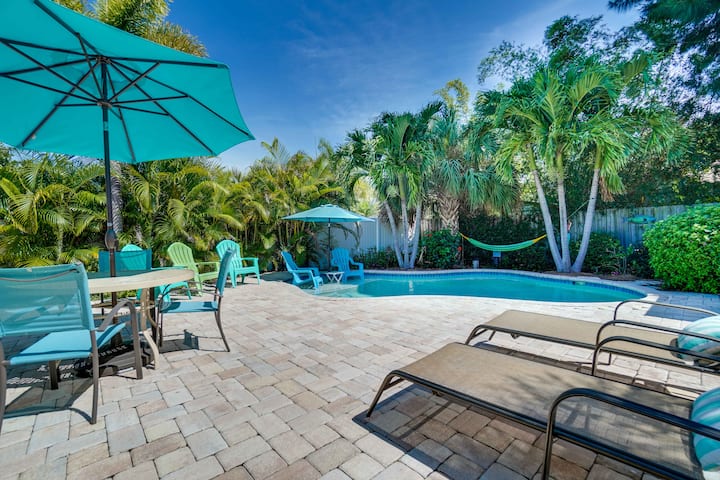 Private Pool - Seaglass Cottage By Seabreeze Vacation - Anna Maria, FL