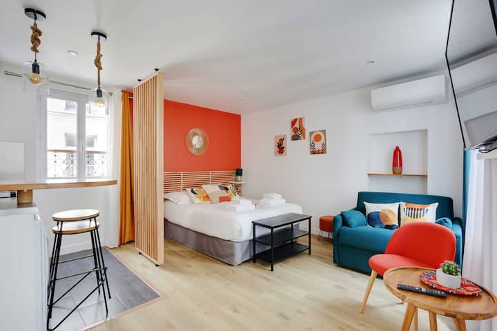 ÉBlouissant Studio Pour 2 Pers-centre De Paris - Buttes-Chaumont