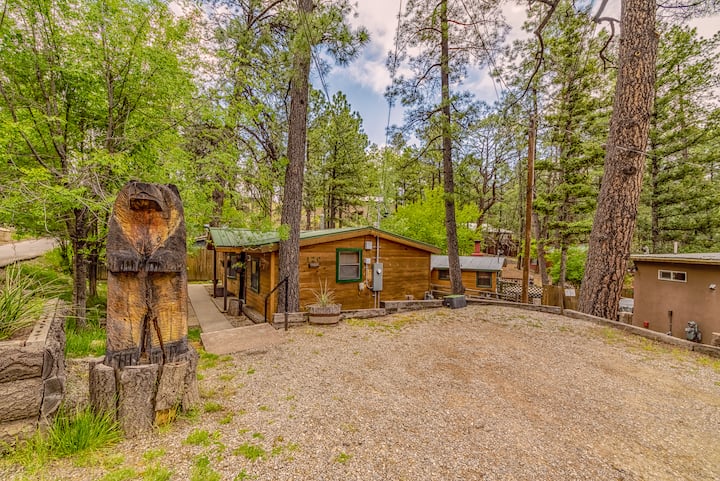 Knotty Pine | Upper Canyon Cabin  Hot Tub - Ruidoso, NM
