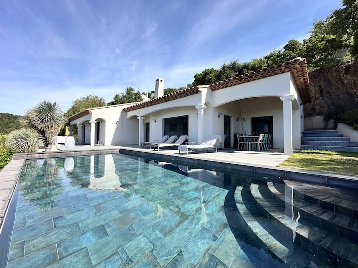 Villa 8 Personen Mit Beheiztem Pool Und Meerblick - Bormes-les-Mimosas