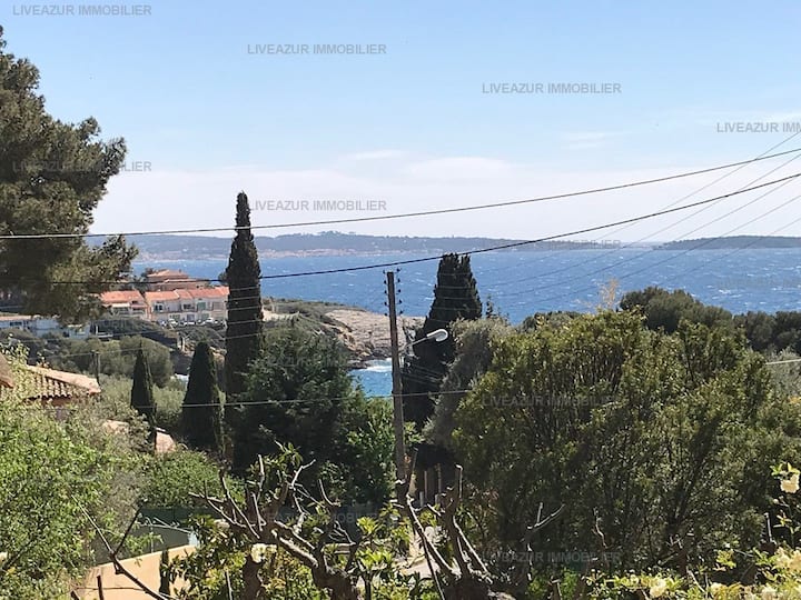 T3 Tout Confort Dans Partie De Mas Provençal Vue M - Sanary-sur-Mer