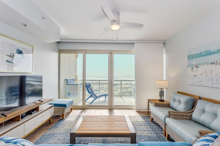 Bc 205b*beach Club 1b*gulf Front*beach Chairs - 彭薩克拉海灘