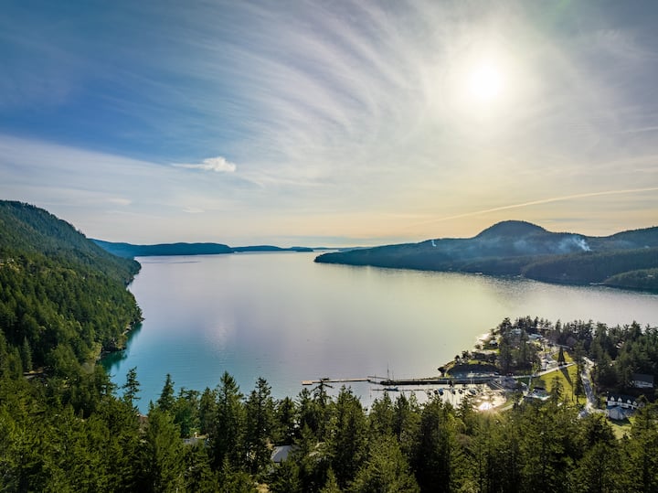 Orcas Island, Cascade Bay Overlook #286 - Obstruction Pass State Park, Olga