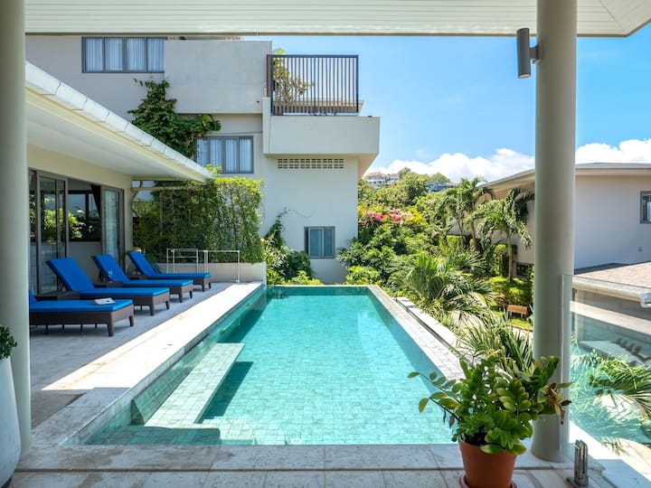 Villa With 4 Bedrooms In Tambon Bo Put, With Wonderful Sea View, Private Pool, Furnished Terrace Near The Beach - Ko Samui
