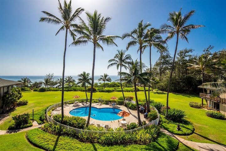 Oceanfront Lanai W/ Pool - Steps To Lydgate - Lihue, HI