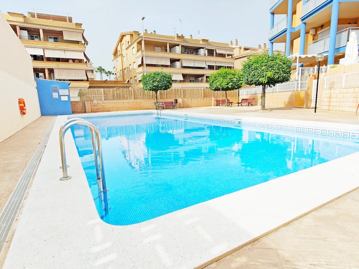 Apartamento Con Piscina Y Terraza En Canet Playa - Canet de Berenguer