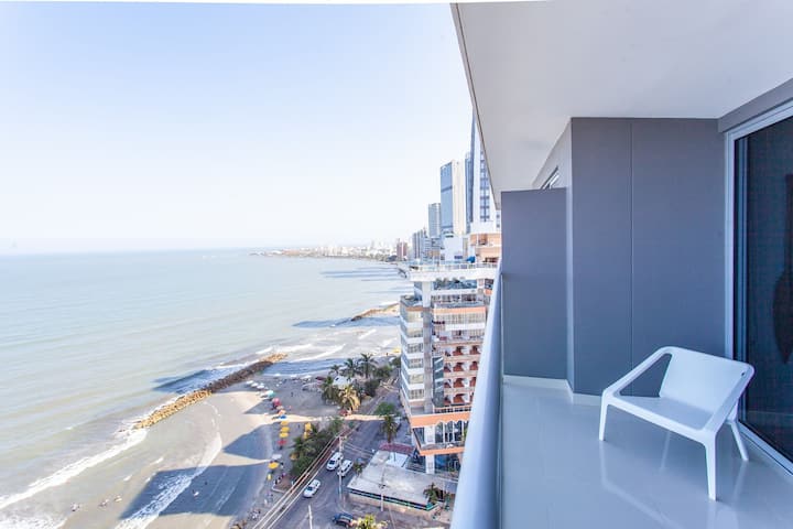 Spectacular 2 Bedroom Apt -14th Floor Morros City - Cartagena