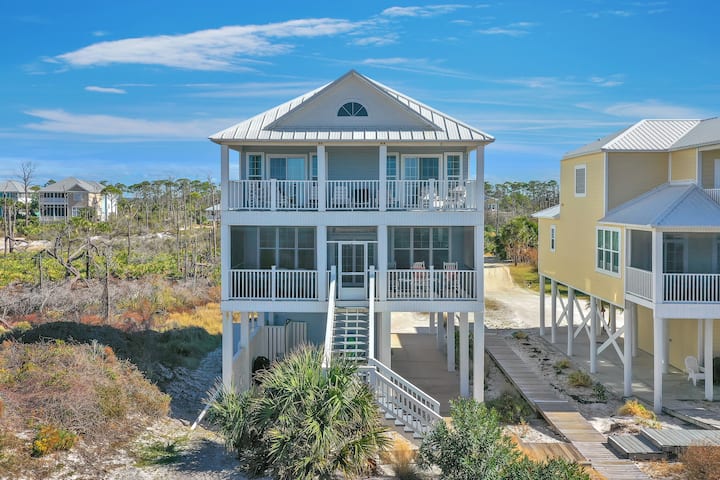 Beachfront, Near State Park ~ A Tropical Breeze - Cape San Blas, FL