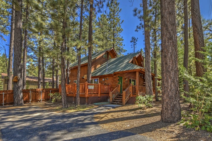 Mountain Log Cabin Walking Distance To Snow Summit!  Wood Burning Fireplace! Hulu Live & Roku! - Califórnia