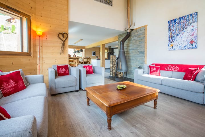Chalet Abracadabra 4 Chambres Avec Jacuzzi & Sauna - Morillon