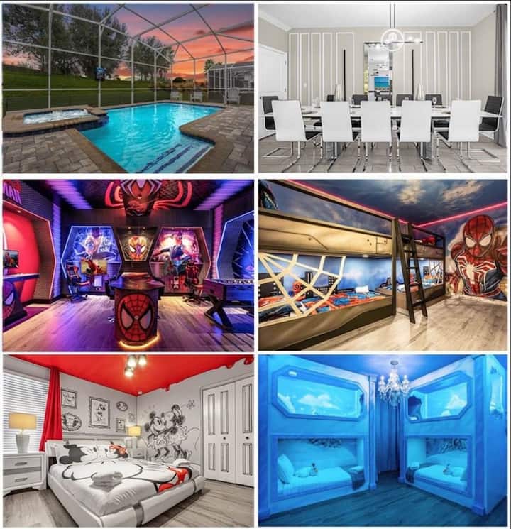 Newly Furnished 9br Villa/steps From Clubhouse - Davenport, FL