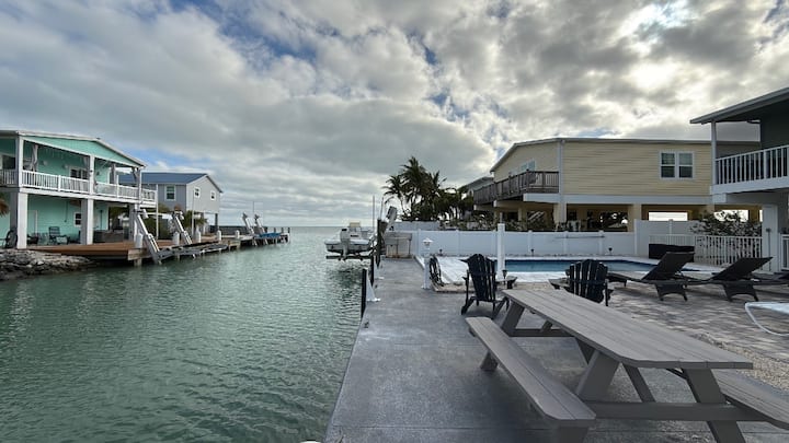 Waves Of The Sea, Ocean View Home With Dock, Private Pool - Marathon, FL