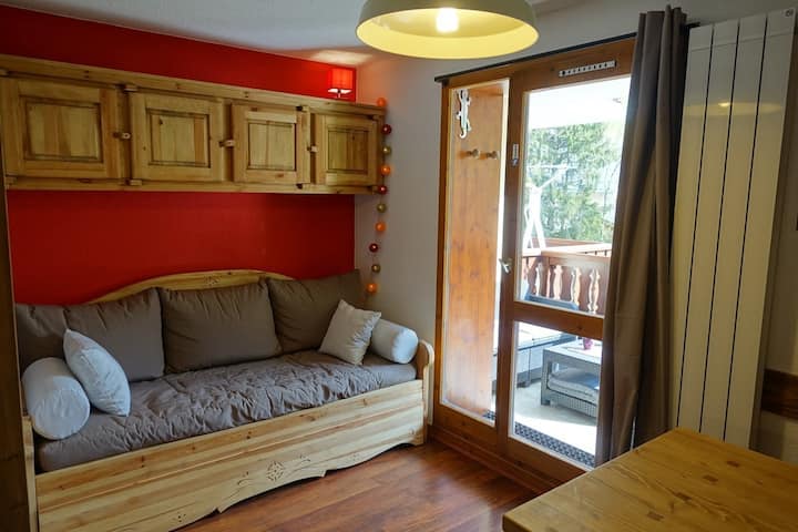 Appartement T2 Cabine Prox. Pistes-4 Pers. 1 Chbre Classé ** 4 Pers. - Lac de Roselend