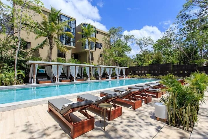 Arthouse W/ Private Pool, Gym, And Wellness Spa - トゥルム