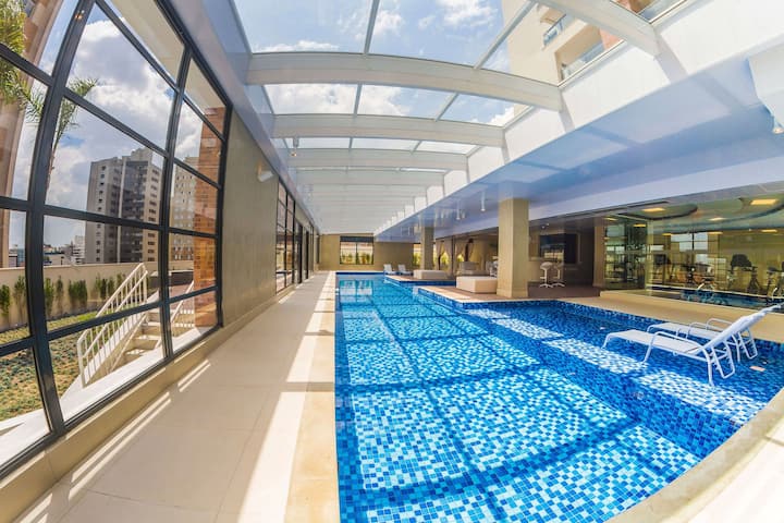 I154a- Charme Curitibano - Ar Condicionado E Garag - Curitiba