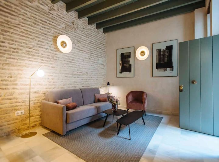 Rocío Lovely Suite Apartment With Shared Patio - Camas