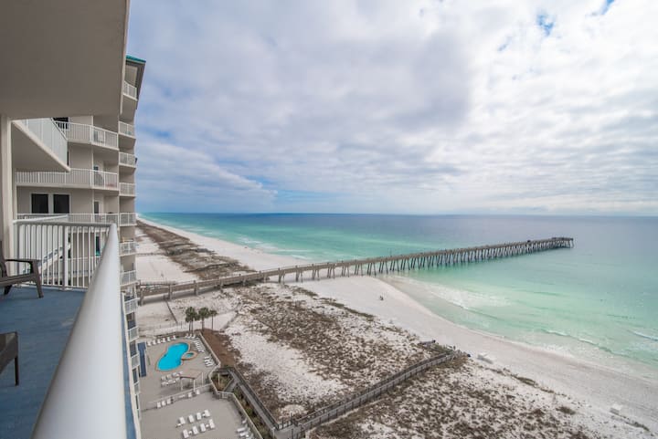 Summerwind 1202 - Gulf Front, Beach Chair Set Incl - Navarre Beach, FL