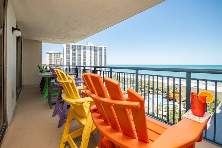 Oceanviews-multi Balconies-steps 2 Beach-pool-1st Flr-gated Community-hottub - Myrtle Beach, SC