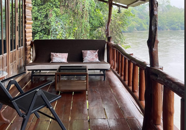 Baanraikhunya, 3bedrms Cottage By River Kwai - Kanchanaburi