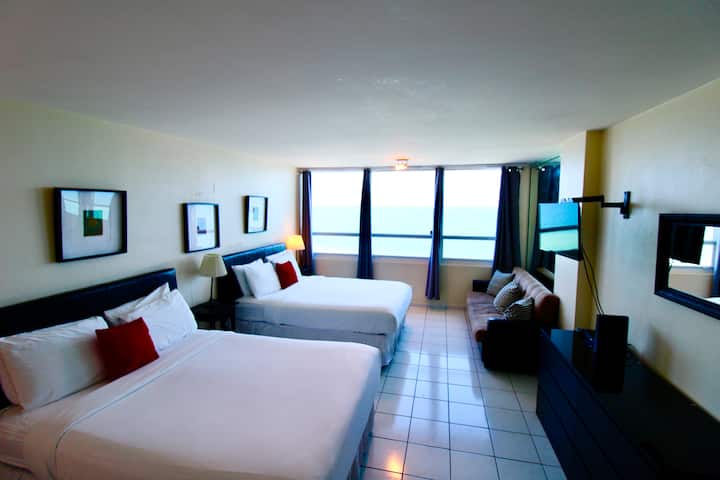 Castle 1033 Oceanview Studio, Pool, Free Parking - Miami Beach