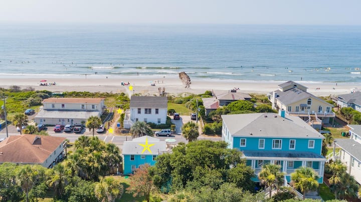 Ahh Folly Cottage 2br Down Apartment - Folly Beach, SC