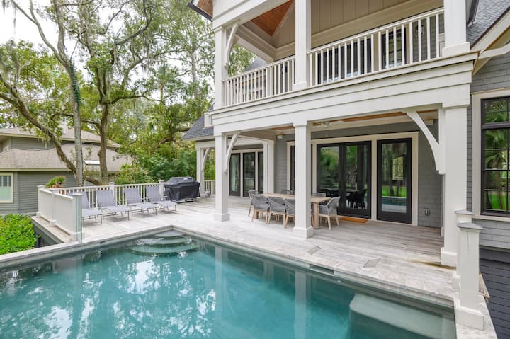 Spacious Renovated Home W Pool, Easy Beach Access - Kiawah Island, SC