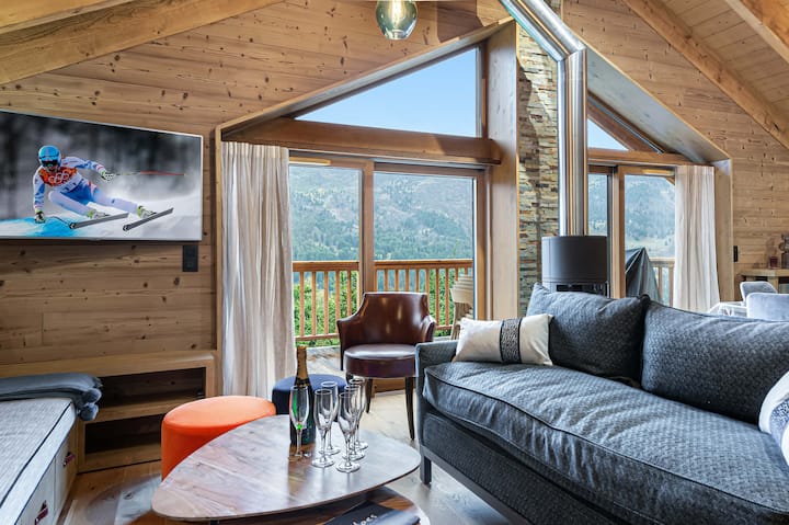 Chalet Moderne Et Cosy Avec Jacuzzi Et Sauna - Les Menuires