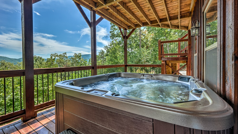 Candlestick Cabin – Bergblick, Kamin, Whirlpool - Blockhütten zur Miete ...