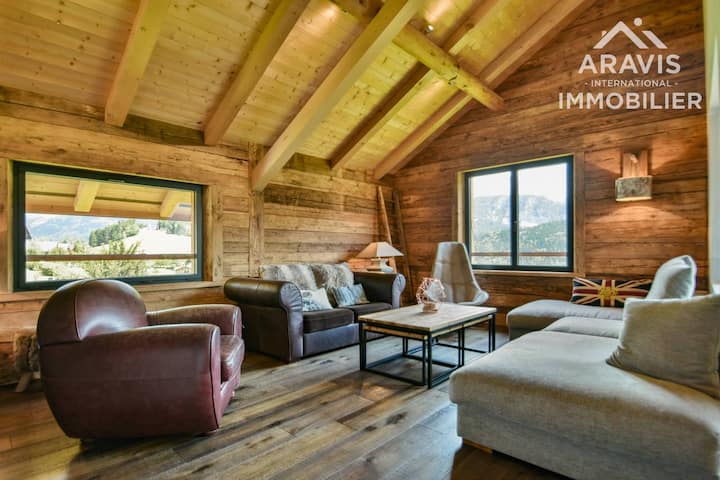 Magnifique Chalet Le Serpolet 4 éToiles, 8 Personn - Saint-Jean-de-Sixt