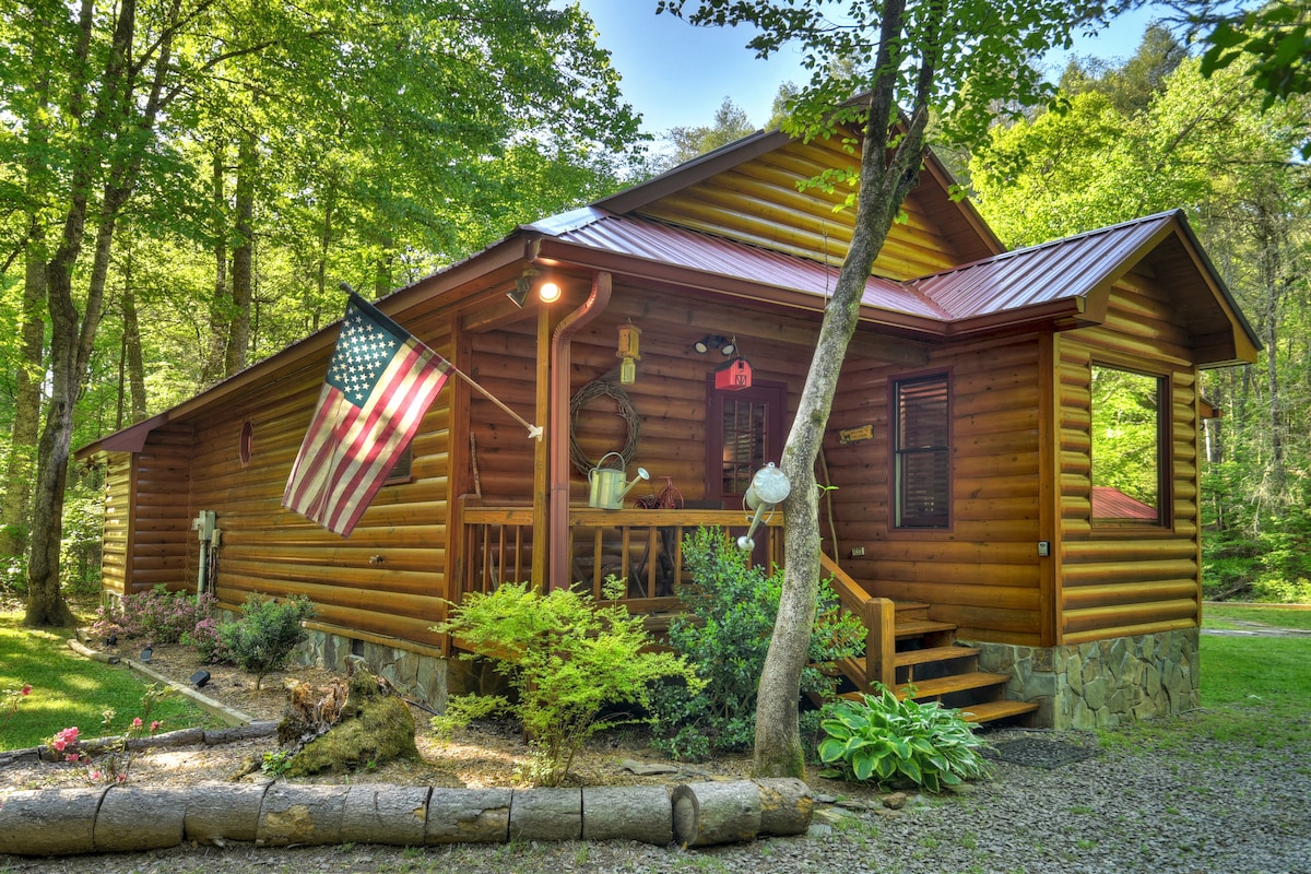 ¡Creekside Hideaway justo en Creek con jacuzzi! - Cabañas en renta en ...