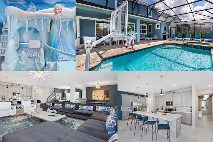 Luxe Villa W Princess Br, Theater, Game Loft, Pool - St. Cloud, FL