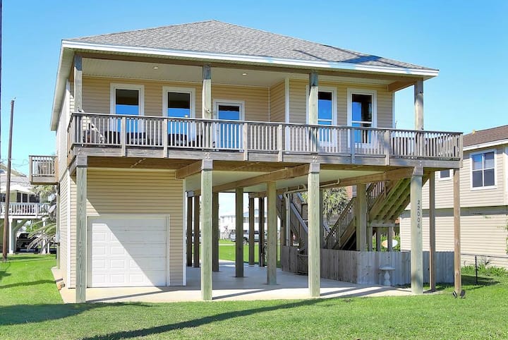 3 Br Beach View -For The Good Times Beach House - Galveston, TX