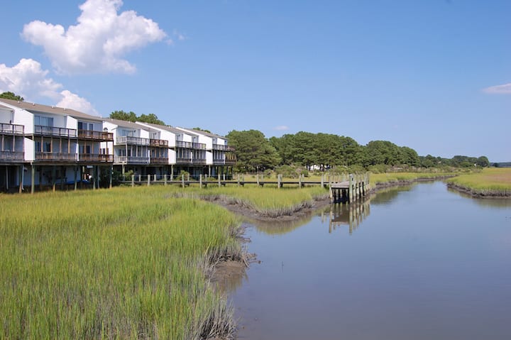 Fiddler Bay 6-waterfront W/ Pier & Assateague View - Chincoteague, VA