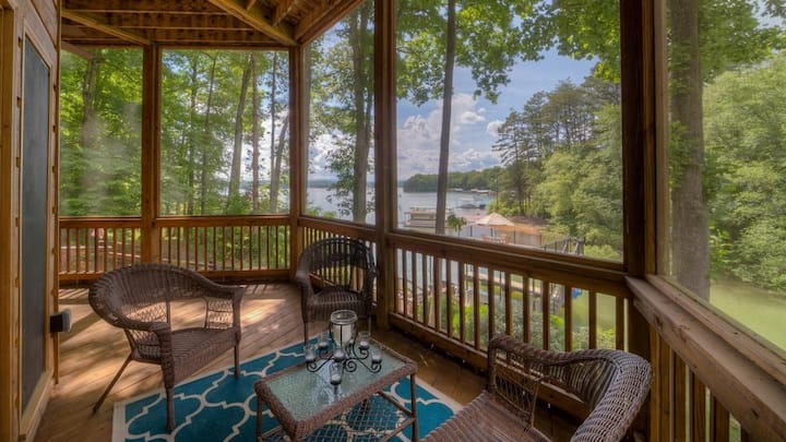 Southern Comfort- Watetrfront, 2 Level Dock +More! - Blue Ridge, GA