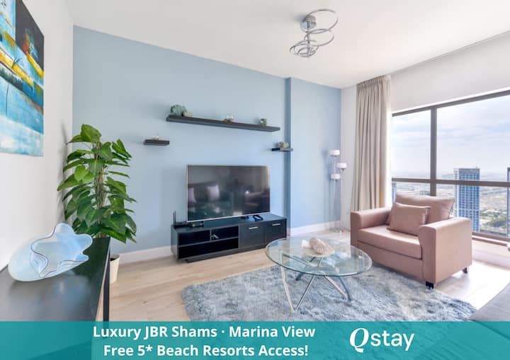 Luxury Jbr Shams · Marina View · Free 5* Beach Res - Dubai Marina