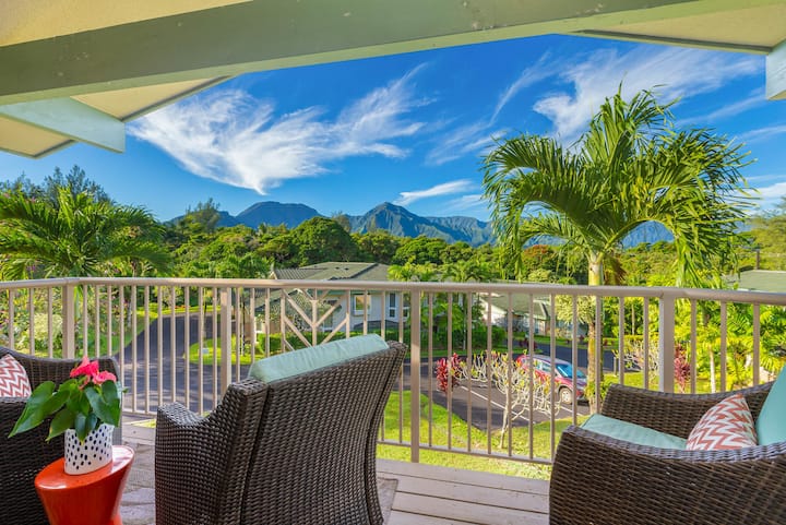 Nieuw!  Ruim Herenhuis, Volledig Uitgerust, Uitzicht Op De Bergen!  Zwembad / Bubbelbad - Kauai, HI