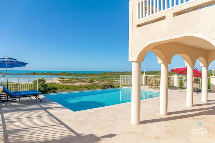 Sunset Soaked Retreat Where Two Waters Meet - Turks and Caicos Islands